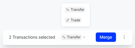 Basics on Labeling and Merging of Transactions – Blockpit Helpcenter