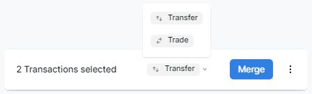 Basics on Labeling and Merging of Transactions – Blockpit Helpcenter