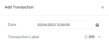 Transaction Label "Gift (incoming)" – Blockpit Helpcenter